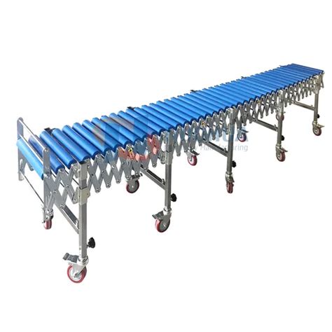 Manual Roller Conveyor Flexible Expandable Conveyor Gravity Conveyor
