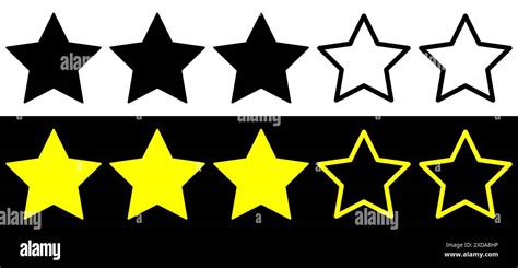 Star Rating Icon Product Quality Review For Web Ui Mobile Apps One Star Mark Icon Sign Is A