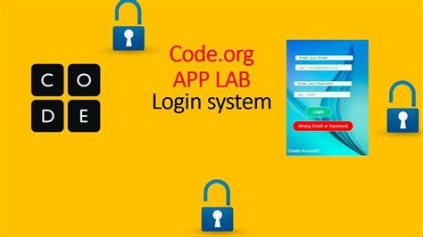 App Lab Login System Tutorial5 Youtube