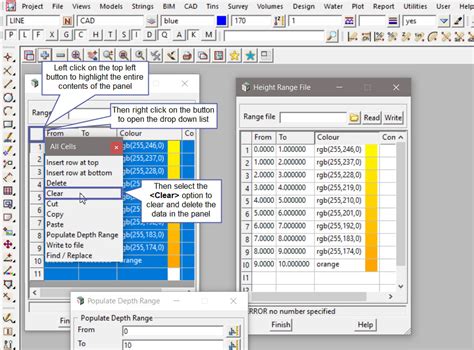 populating range file panels 12d wiki for transport