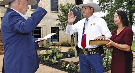 Commissioners Select Rios As County Sheriff Burleson County Tribune