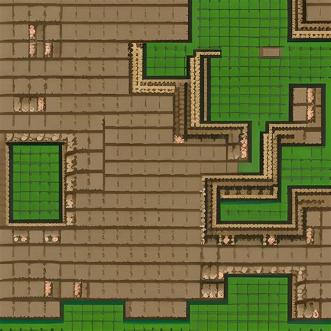 Tilemap Of A Common Rpg Like Legend Of Zelda Entire Map Different