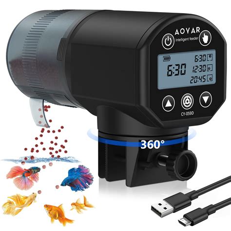 Review Of Nicrew Automatic Fish Feeder Programmable Electric Dispenser