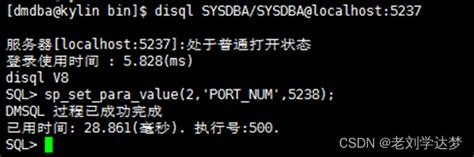 达梦8数据库修改端口的五个方法达梦数据库端口 Csdn博客
