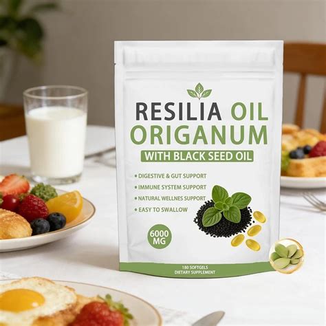Resilia Oil Of Oregano With Black Seed Oil 6 000mg £18 71 Picclick Uk