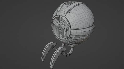 Robot Speaker Free Vr Ar Low Poly 3d Model Cgtrader