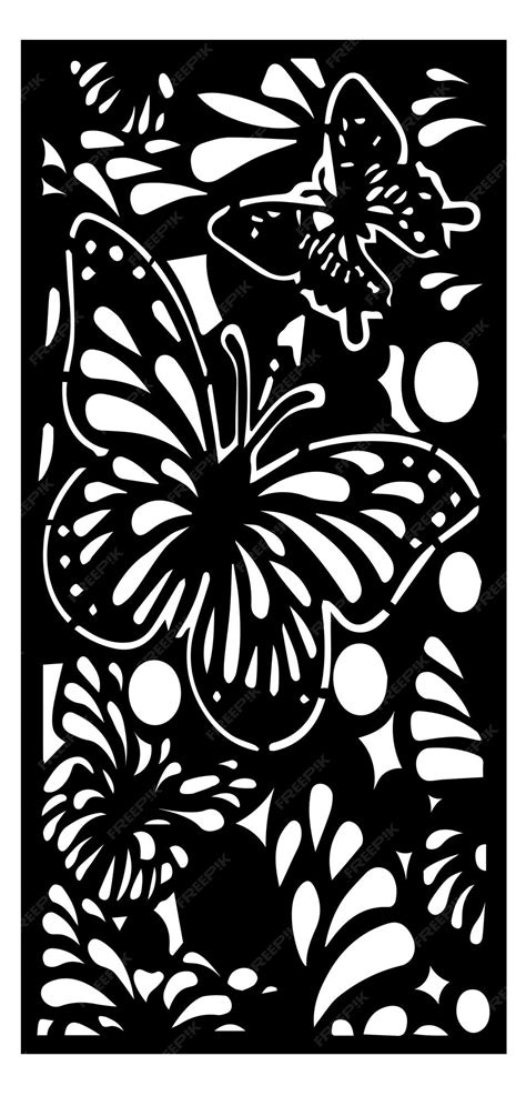 레이저 플라즈마 라우터 섬유 무료 벡터 Cnc 도어 디자인을 위한 무료 파일 프리미엄 벡터