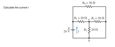 Solved Calculate The Current I Chegg Com