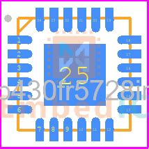 MSP430FR5728IRGER Texas Instruments 16bit MCU EmbedIc