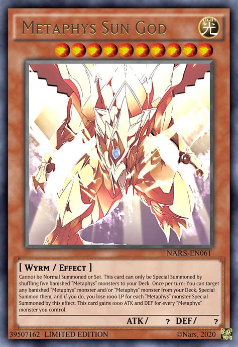 Metaphys Sun God Yu Gi Oh Revolution Fanon Wiki Fandom