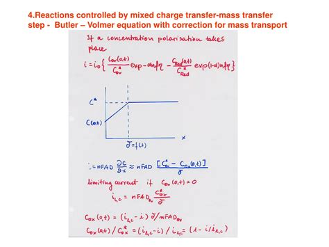 Ppt Electrode Kinetics And Mass Transport Powerpoint Presentation