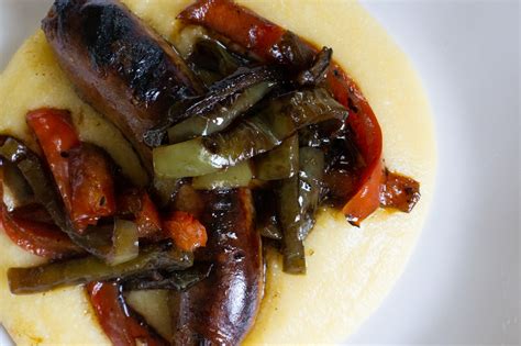 Braised Sausage And Peppers With Creamy Polenta Recipe Hardcore