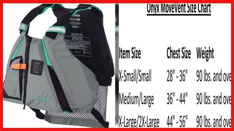Onyx Movevent Dynamic Paddle Sports Cga Life Vest Youtube