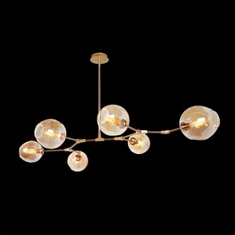 230v 40w E27 6 Light Molecule Horizontal Pendant Arora Lights