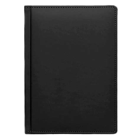 Щоденник А5 2024 СОФТ недатований білий блок тверда обкладинка колір чорний Ter Гіфтер