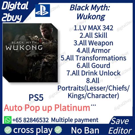 Black Myth Wukong Mod Cheat Wu Kong Mods Save Modding Digital2buy Game Save Editor