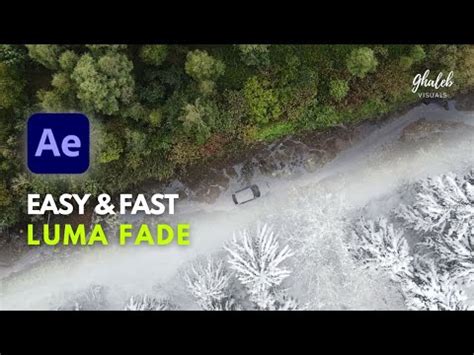EASY Luma Fade Transition Adobe After Effects Tutorial YouTube
