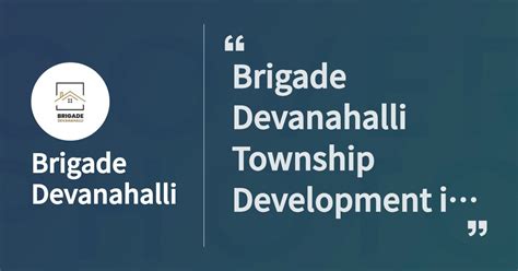 Brigade Devanahallis Wantedly Profile