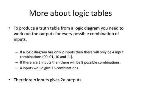 Logic Diagrams Starter Teacher Version PPTX Technology Computing