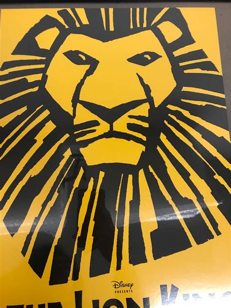 Lion King Broadway Poster