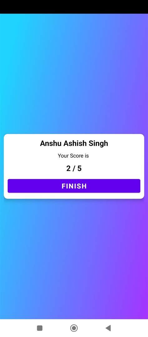 Github Singh Anshuquizapp This Is Simple Quiz App I Develop Using