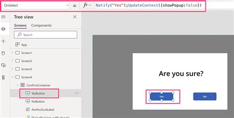Wie erstellt man ein Dialogfenster (Popup) mit PowerApps?