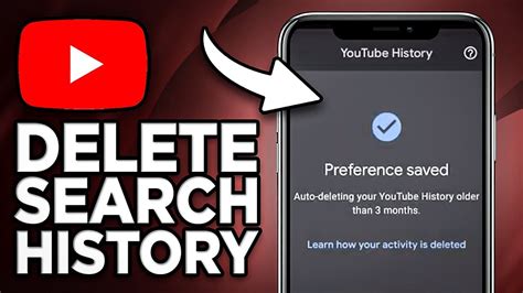 How To DELETE Search History On YouTube YouTube