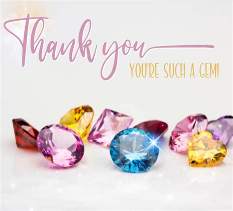 Youre A Gem Thank You Free Friends Ecards Greeting Cards 123