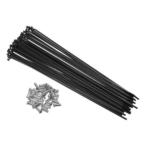 Unique Bargains 40 Pcs Bike Steel Spokes 13g Bike Spoke 200mm Length