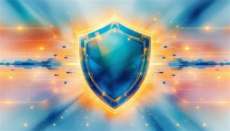 Free Digital Shield Glows Image Shield Protection Cyber Download At Stockcake
