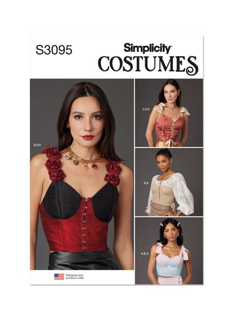 S3095 Simplicity Sewing Pattern Design Your Own Corset Simplicity