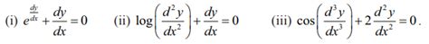 வகககழச சமனபட வரச மறறம பட Differential Equation Order and Degree சதரண