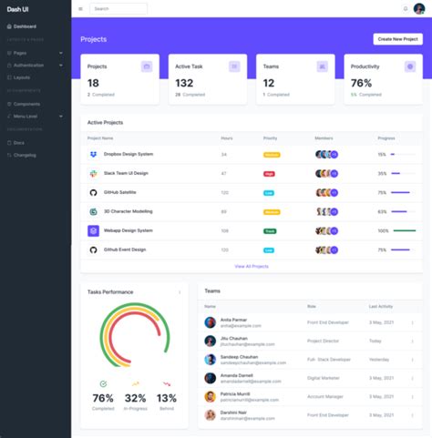 Dash Ui Free Bootstrap Admin Dashboard Template Freebiesbug