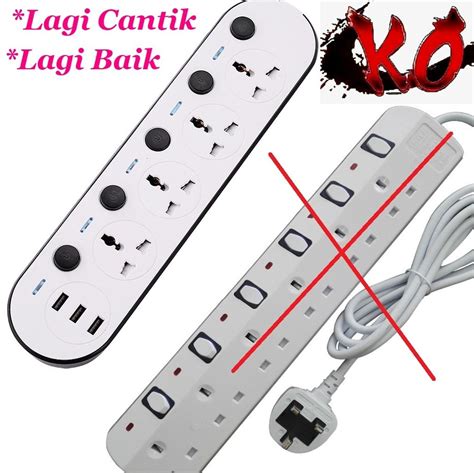 Barisan Socket Trailing Socket Extension Extension Socket T Adaport Socket T Socket 2meter