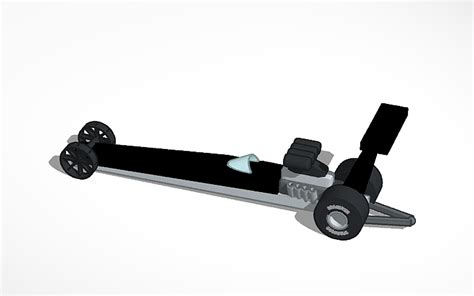 3d Design Top Fuel Dragster Tinkercad