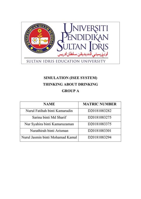 Isee System Simulation Report Pdf