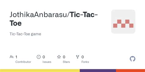 GitHub JothikaAnbarasu Tic Tac Toe Tic Tac Toe Game