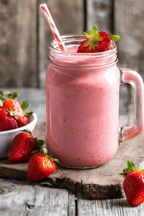 Easy Strawberry Smoothie Recipe To Make Now Recipe Smoothie Recipes