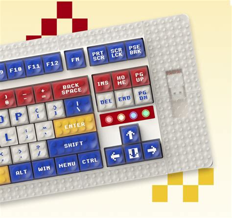 Melgeek Pixel คีย์บอร์ด Lego ไร้สายเอาใจคนชอบของเล่น Freshz