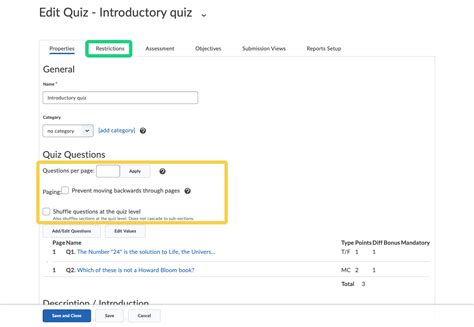 Dtu Learn Support Creating A Quiz Old Layout Dtu Learn Support Creating A Quiz Old Layout