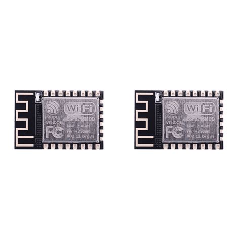 2 Uds Esp8266 Módulo Inalámbrico Wifi Serie Esp 12eesp 12f Módulo