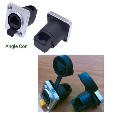 Jual Angle Connector 90 Degree Ethercon Rj45 Konektor Ethernet Female Kota Bekasi Ssa3
