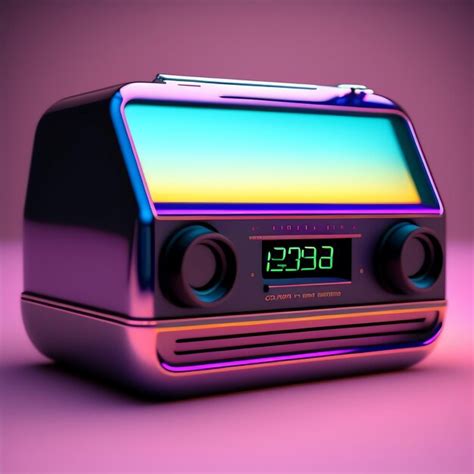 Premium Ai Image 3d Render Radio Ai Generated