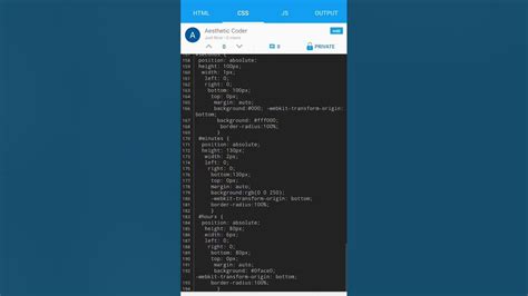 Created Second Clock Animation Using Html Css And A Little Bit Of