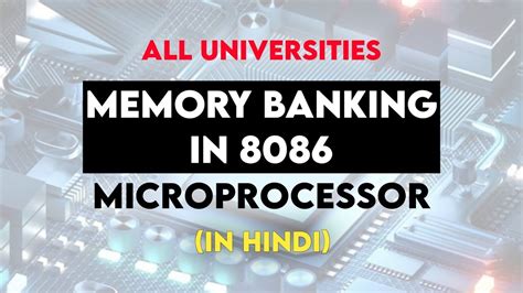 Memory Banking In Microprocessor Lecture YouTube
