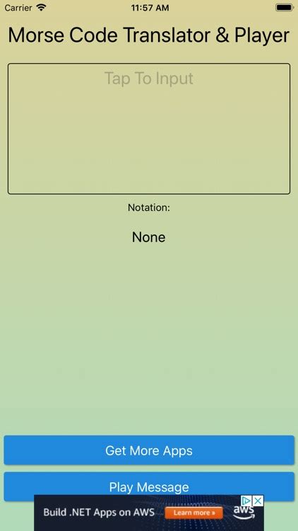 Morse Code Translator Player By Mesaro Llc