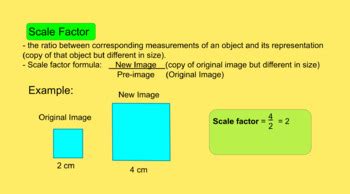 Scale Factor With Lesson And Activities User Friendly And Perfect For Babes
