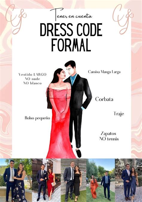 Dress Code Formal Codigo De Vestimenta Formal Boda Formal Código De