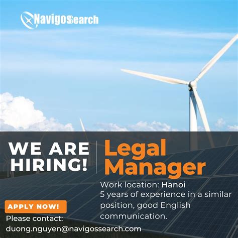 duong nguyen joy on linkedin the energy company is recruiting for the position of 𝗟𝗲𝗴𝗮𝗹…