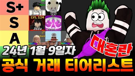 올스타타워디펜스 1월 9일 최신 거래티어리스트 대공개 A등급 캐릭터들의 티어들 꼭 확인해야 합니다 올타디 거래티어표 Astd Trading Tierlist Youtube